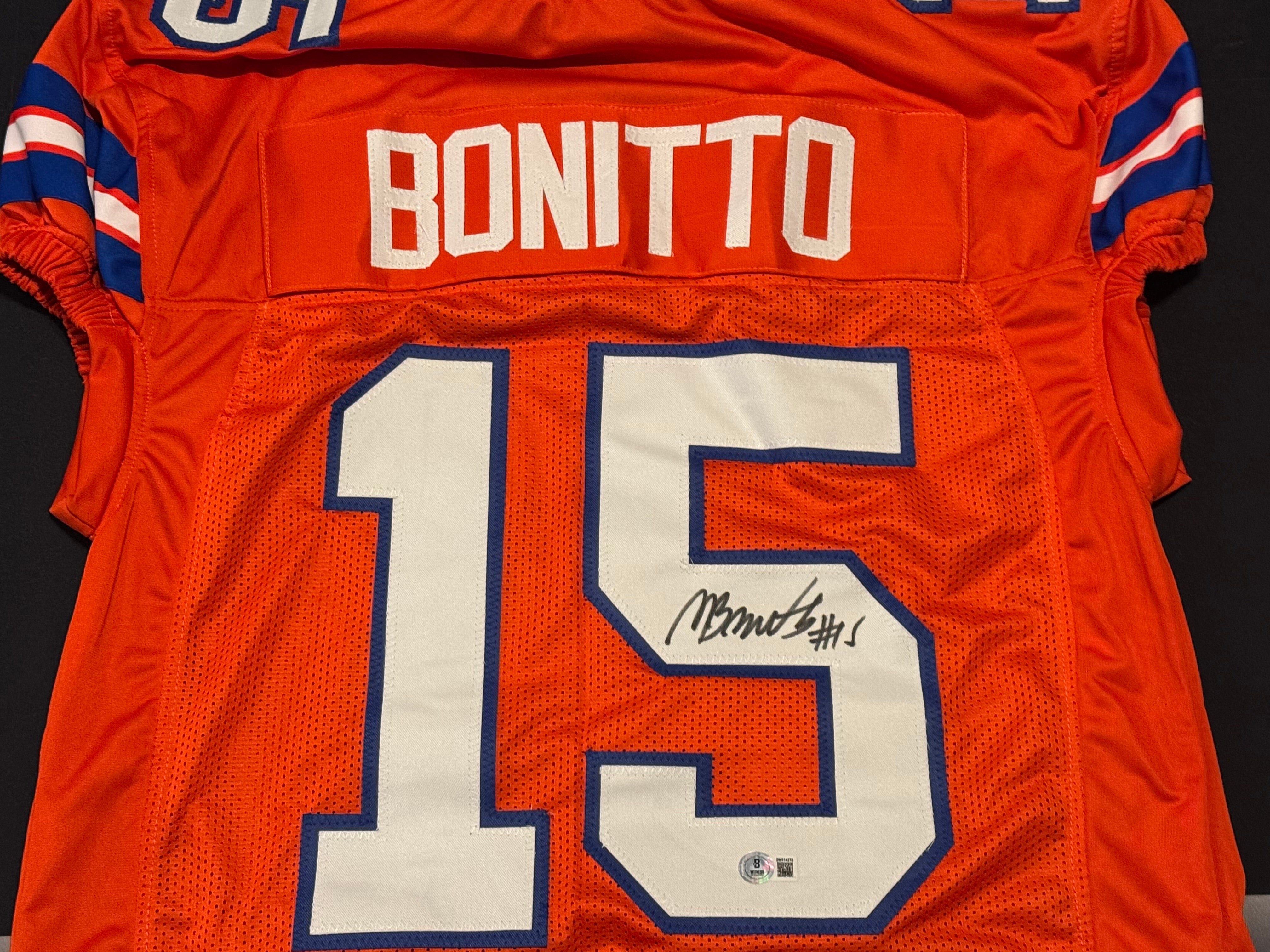 Nik Bonitto Custom Denver Broncos Throwback Jersey | Big Horn Autographs